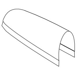 Fiberglass Tip, Vertical Stabilizer